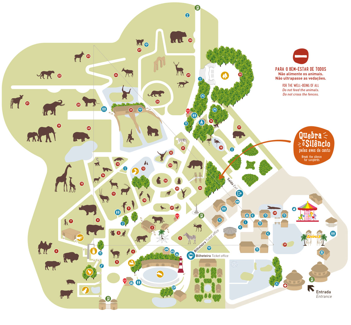 Mapa Do Zoo Jardim Zool gico Mapa Do Zoo Jardim Zool gico