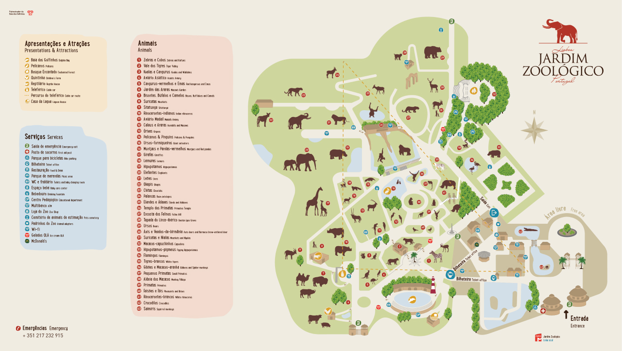 Mapa Do Zoo Jardim Zool gico Mapa Do Zoo Jardim Zool gico
